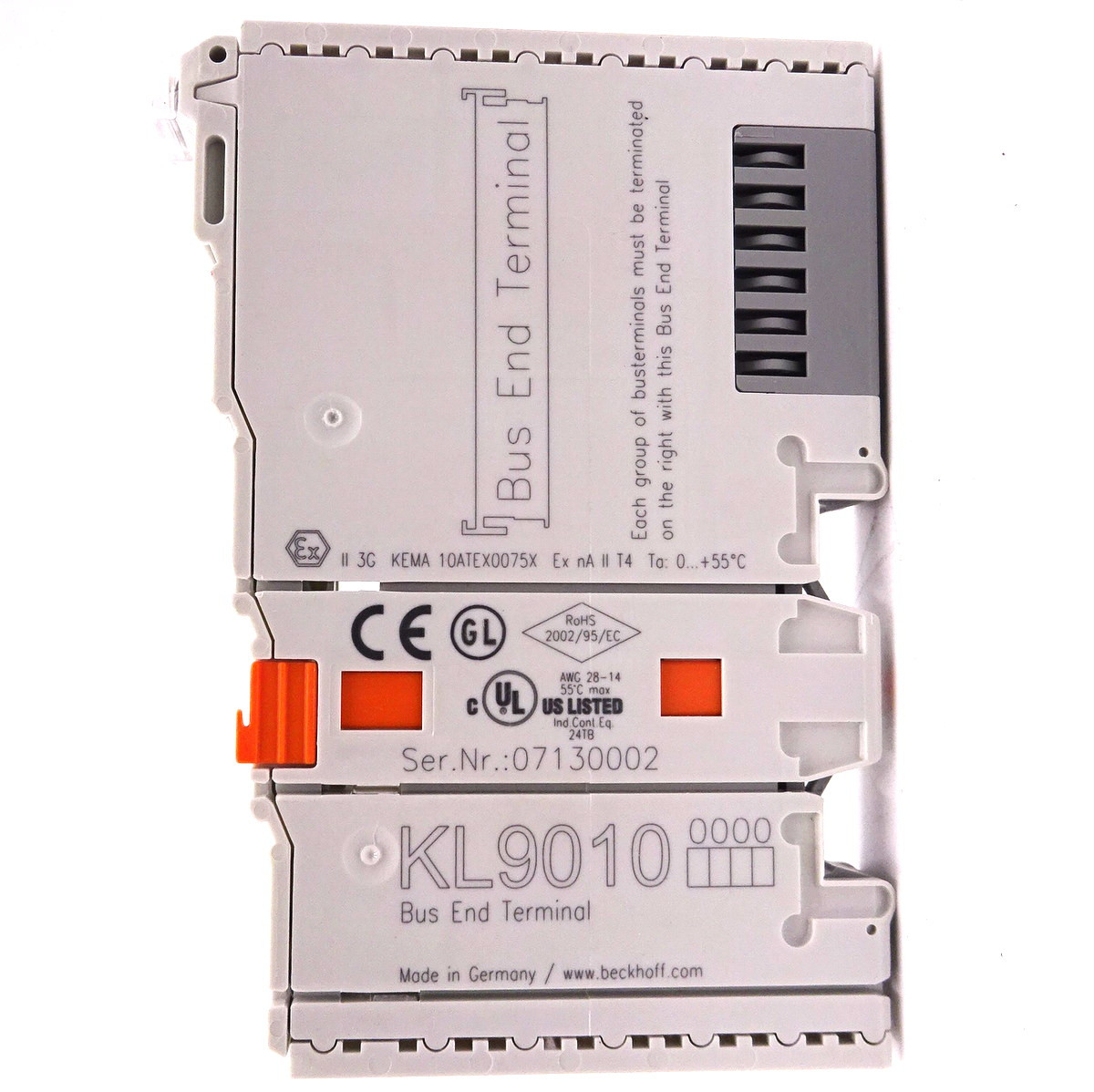 Bus End Terminal KL9010 Beckhoff - Axxa - Motor Control & Automation